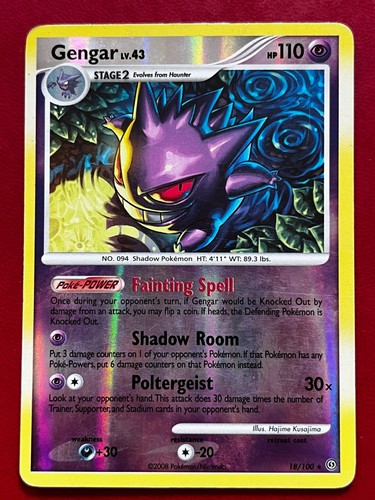 Reverse Holo Gengar #18 Stormfront Rare Pokemon Card 2008 MP | eBay