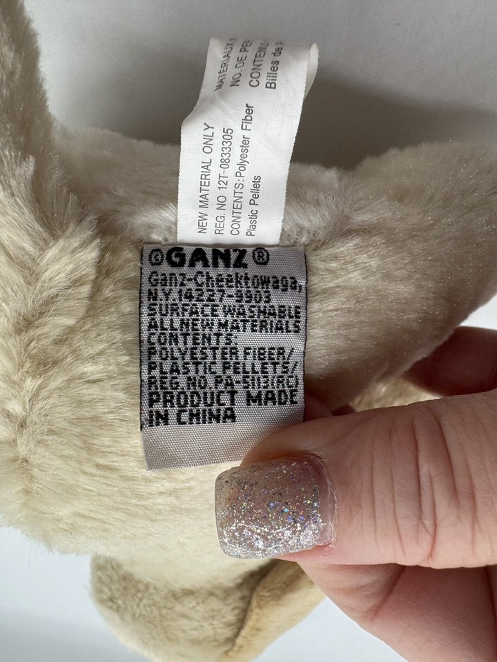 Ganz Webkinz Yellow Lab Plush HM153 Stuffed Animal Dog Puppy No Code ...