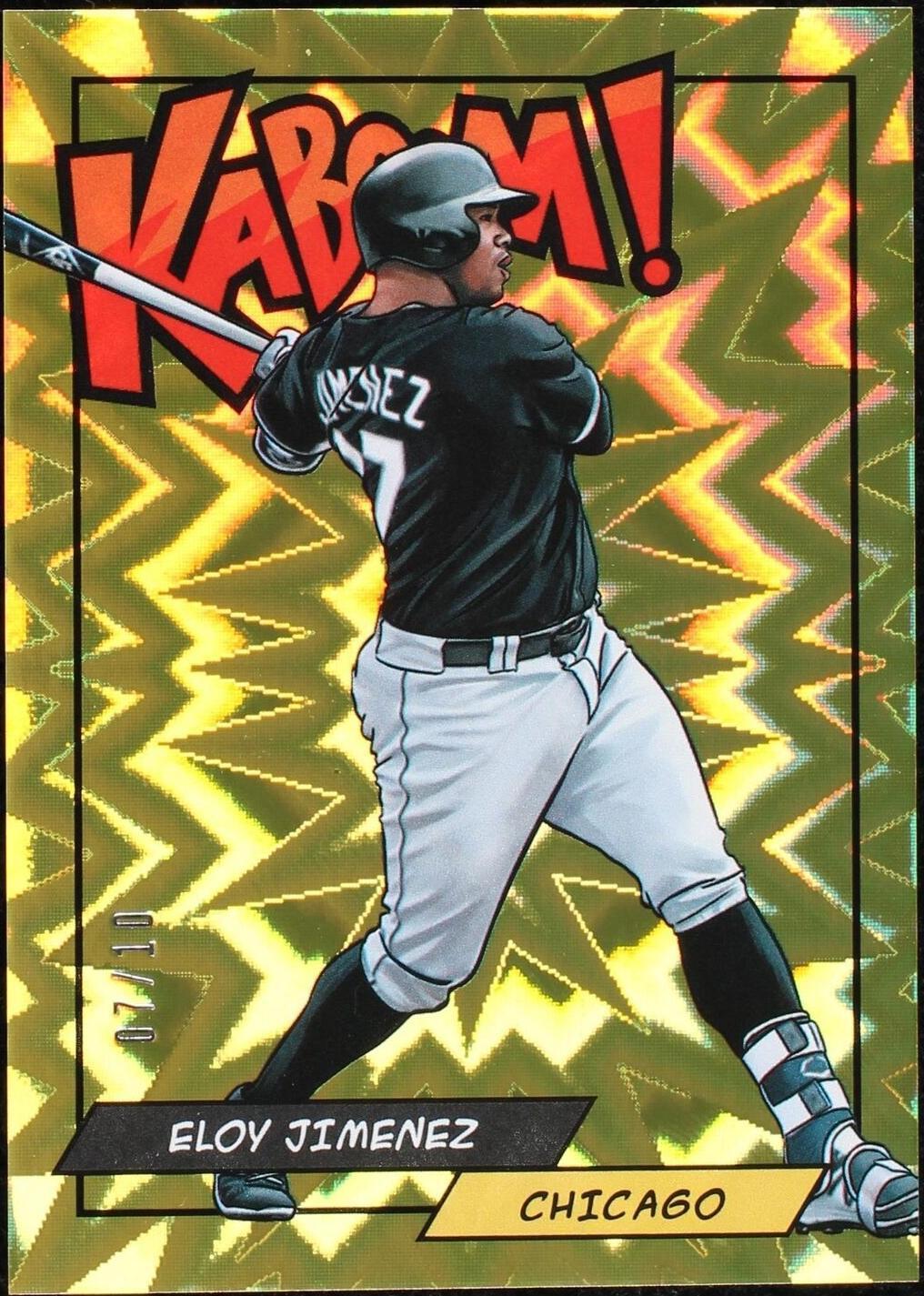 2018 Panini Rewards - Kaboom! Eloy Jimenez #K-EJ Gold /10 (RC) for sale ...