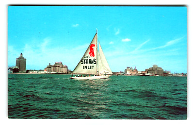 Postcard NJ Capt Starn's Restaurant and Boating Center at Inlet ...