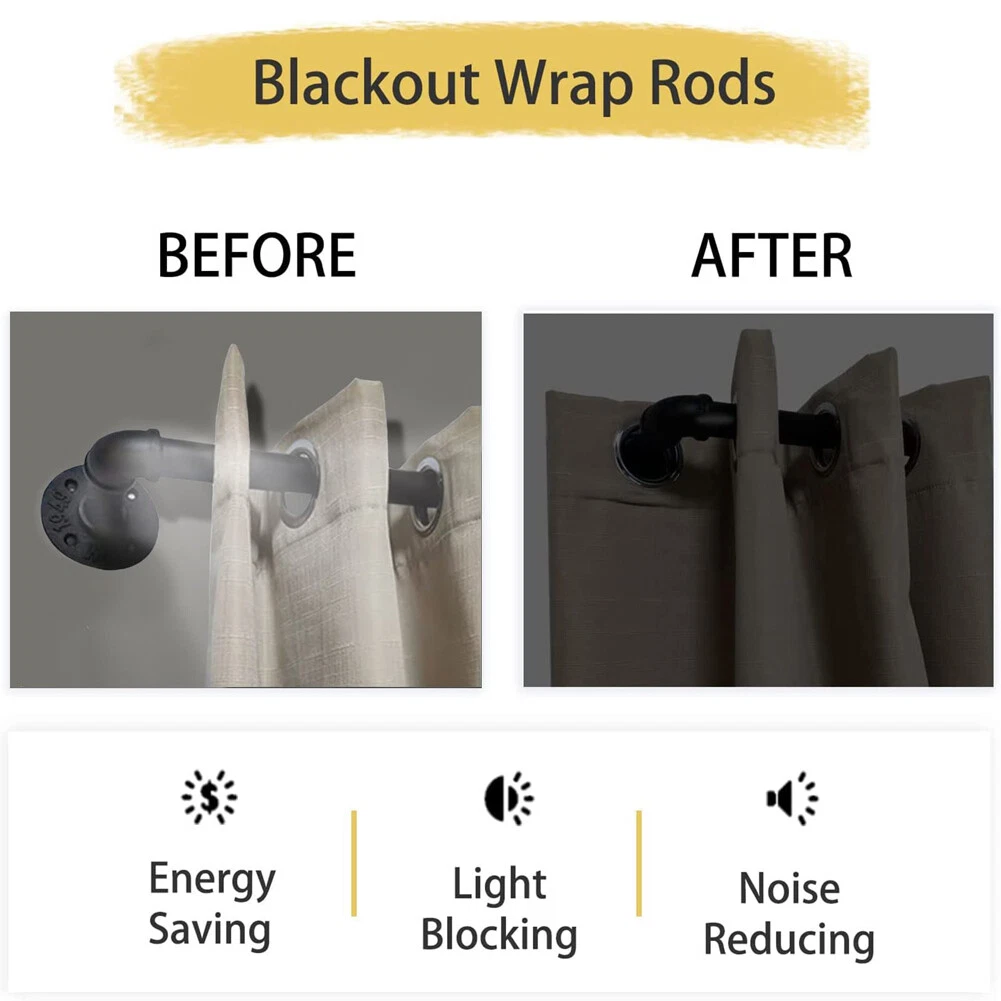 Outdoor Curtain Rod Ceiling Mount | Shelly Lighting
