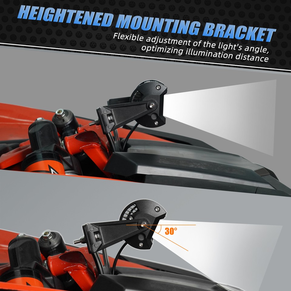 NICECNC Shock Tower LED Light Bar Mount Kit For Can-Am Maverick X3 Max ...