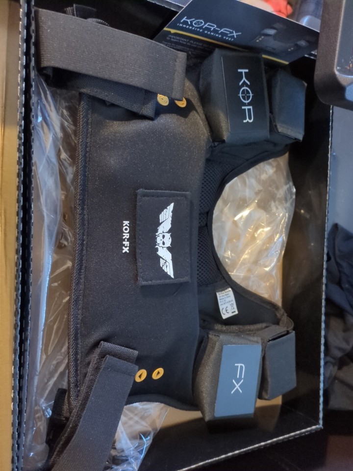 Kor-FX Immersive Black Precision Gaming Vest | eBay