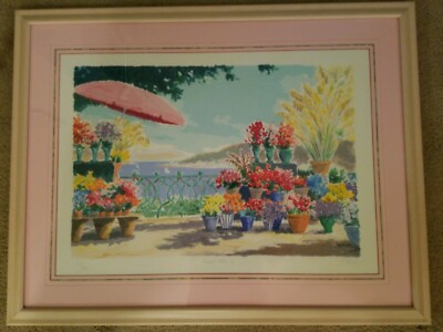 C. Penny Flower Stall II Prints signed 375/375 framed excellent ...