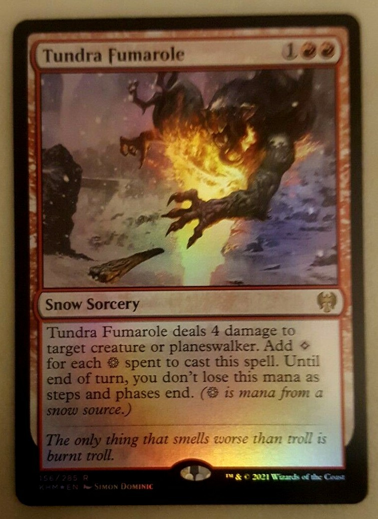 1x Tundra Fumarole FOIL Kaldheim MTG Magic the Gathering NM | eBay
