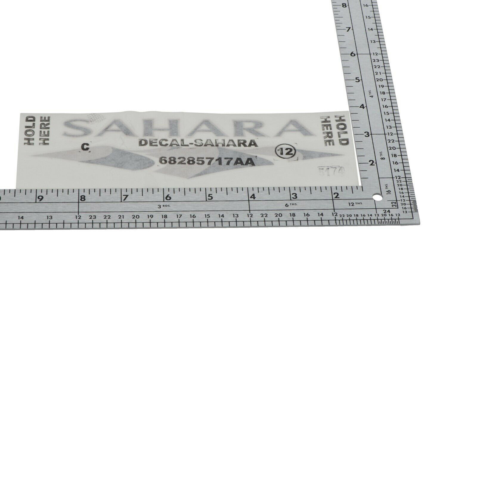 16-17 JEEP WRANGLER FRONT FENDER SAHARA STICKER DECAL EMBLEM MOPAR ...