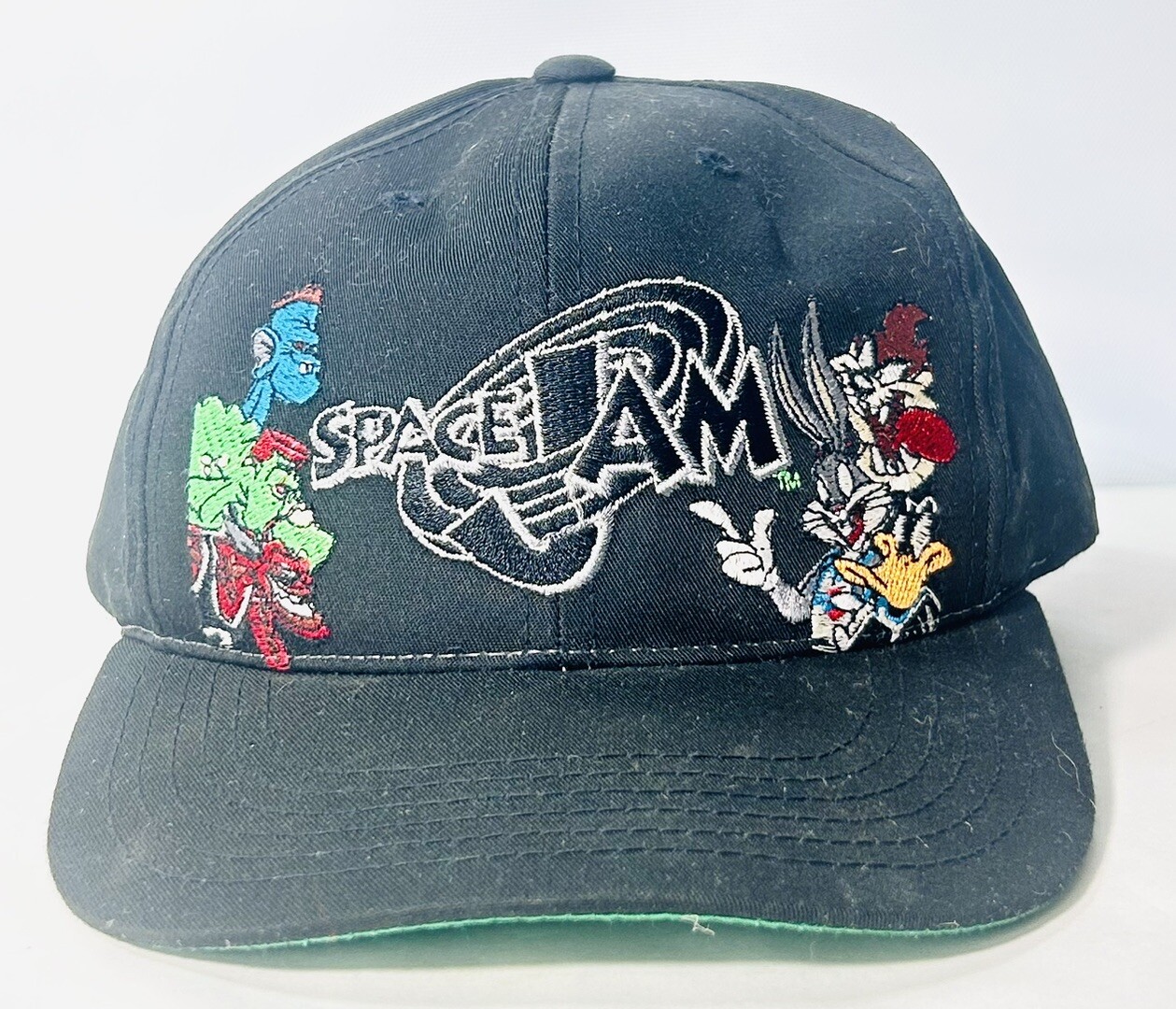 Vintage 1996 Warner Bros Space Jam YOUTH Snapback Hat - Gem