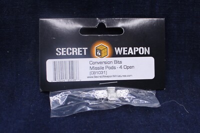 Secret Weapon: Conversion Bits- Missile Pods 4 Open (Metal) GD58 | eBay