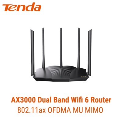 Tenda TX12 Pro AX3000 Dual Band 2.4Ghz 5Ghz Gigabit Next-Gen Wi-Fi 6 ...