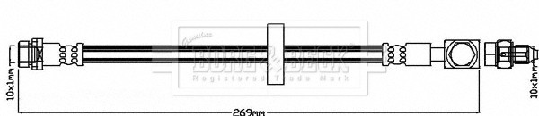 Brake Hose BBH8403 Borg & Beck Hydraulic 1817707 Genuine Top Quality ...