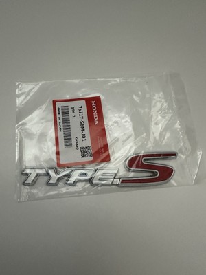 Honda Genuine Integra DC5 Type S Emblem 75717-S6M-J01. | eBay