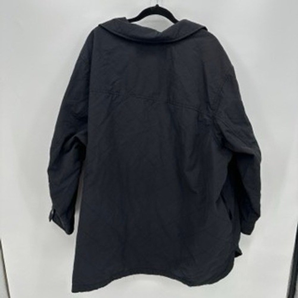 Old Navy Womens Black Quilted Shacket Size 4X NWOT Medium Weight Button ...