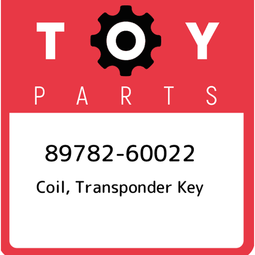 89782-60022 Toyota Coil, transponder key 8978260022, New Genuine OEM ...