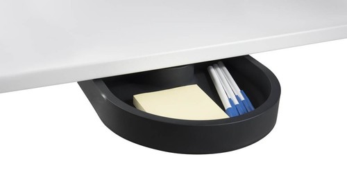 Uplift Desk Small Half Circle Desk Drawer - Black -- STR005-BLK | eBay