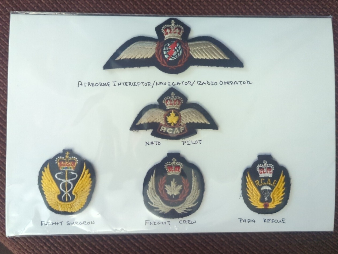 RCAF Air Command Rank Badges | eBay