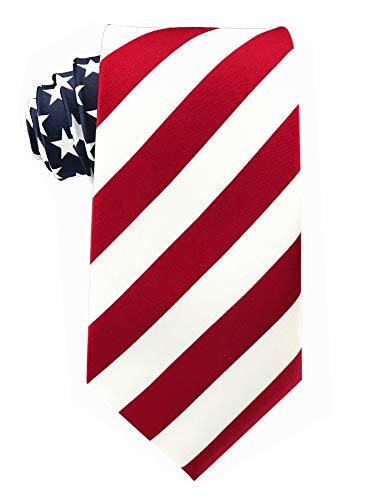 Men's Plaid Check Stripe Ties Pattern Business One Size Red Blue White ...
