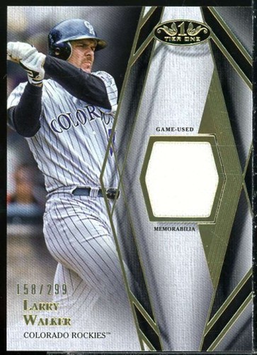 Larry Walker Card 2022 Topps Tier One Relics #T1RLW | eBay