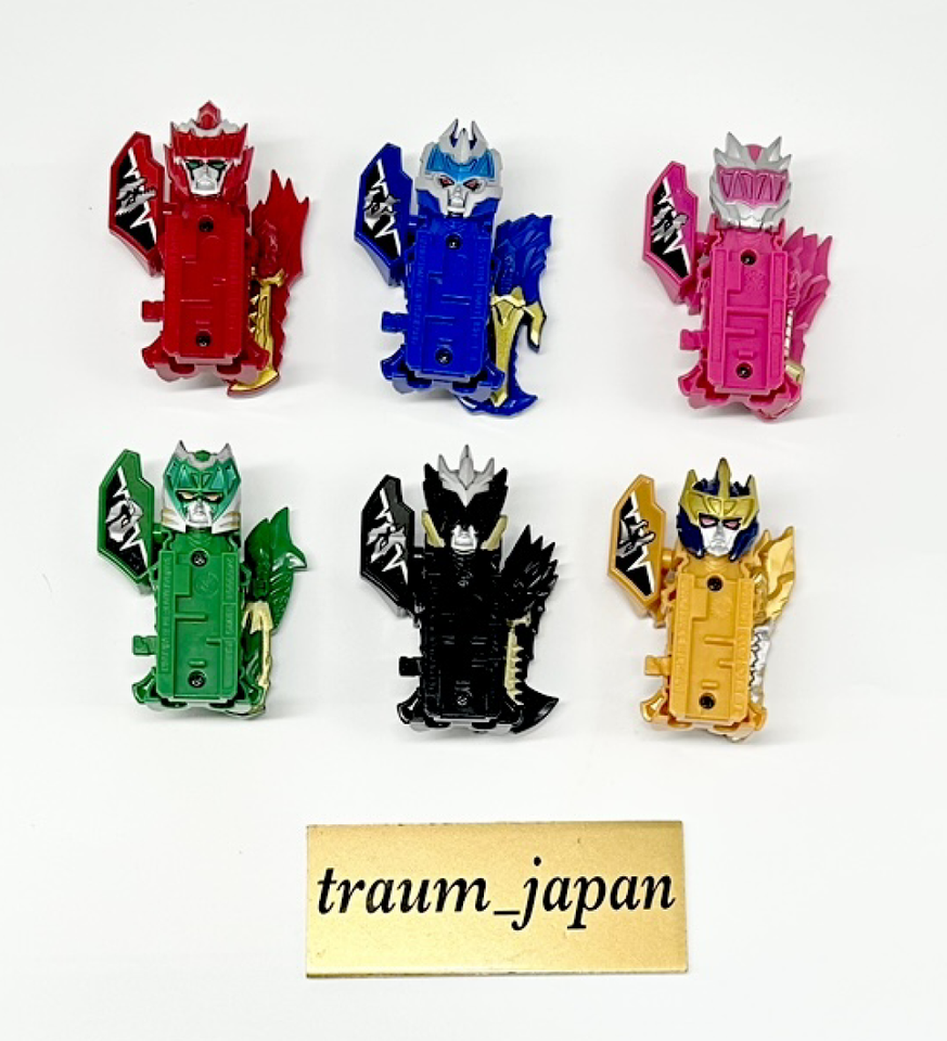 Power Rangers Dino Fury Ryusoulger DX Ryusoul Key 6p set BANDAI | eBay