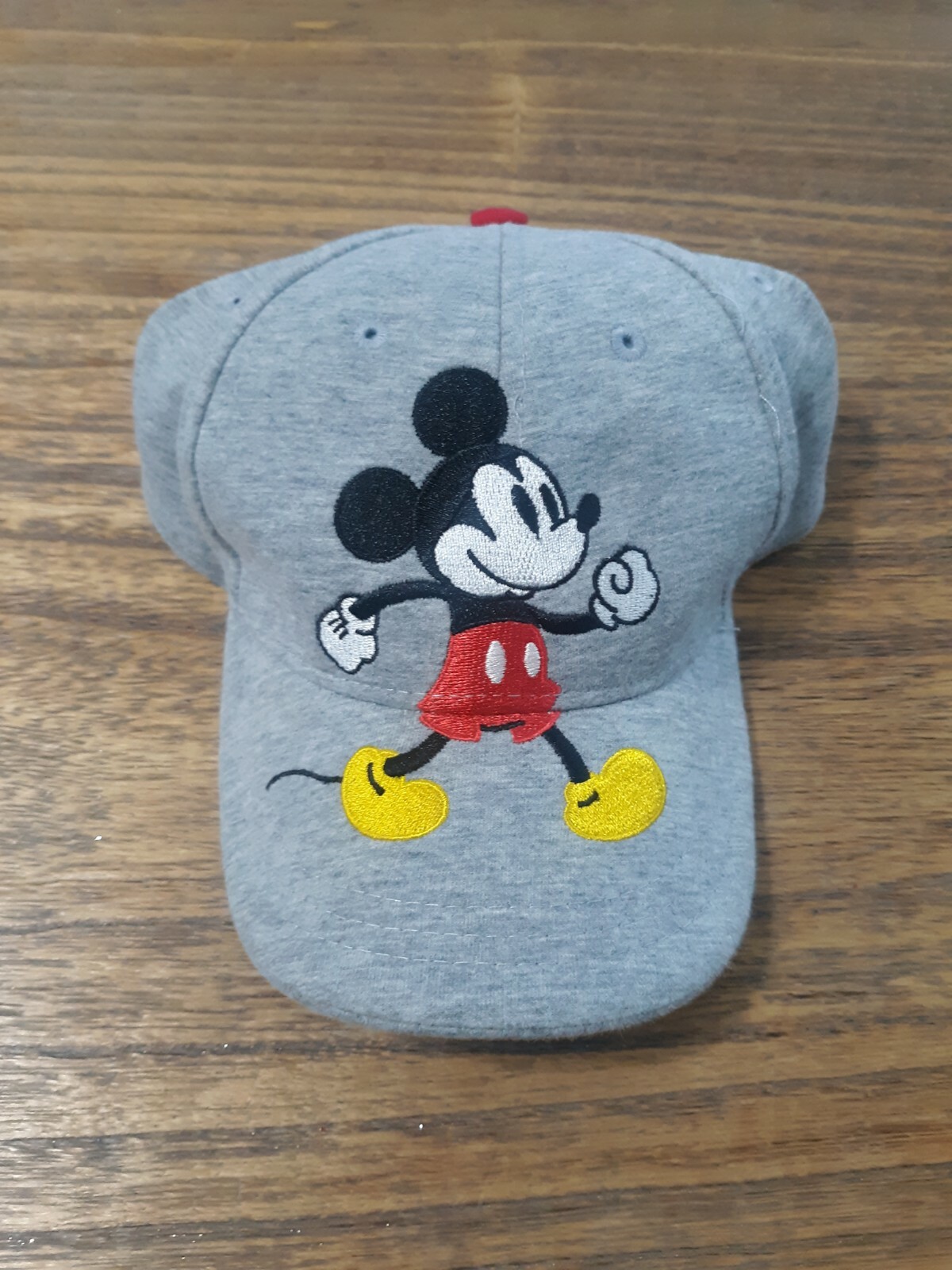 Disney Mickey Mouse Hat Adjustable Baseball Cap Gray… - Gem