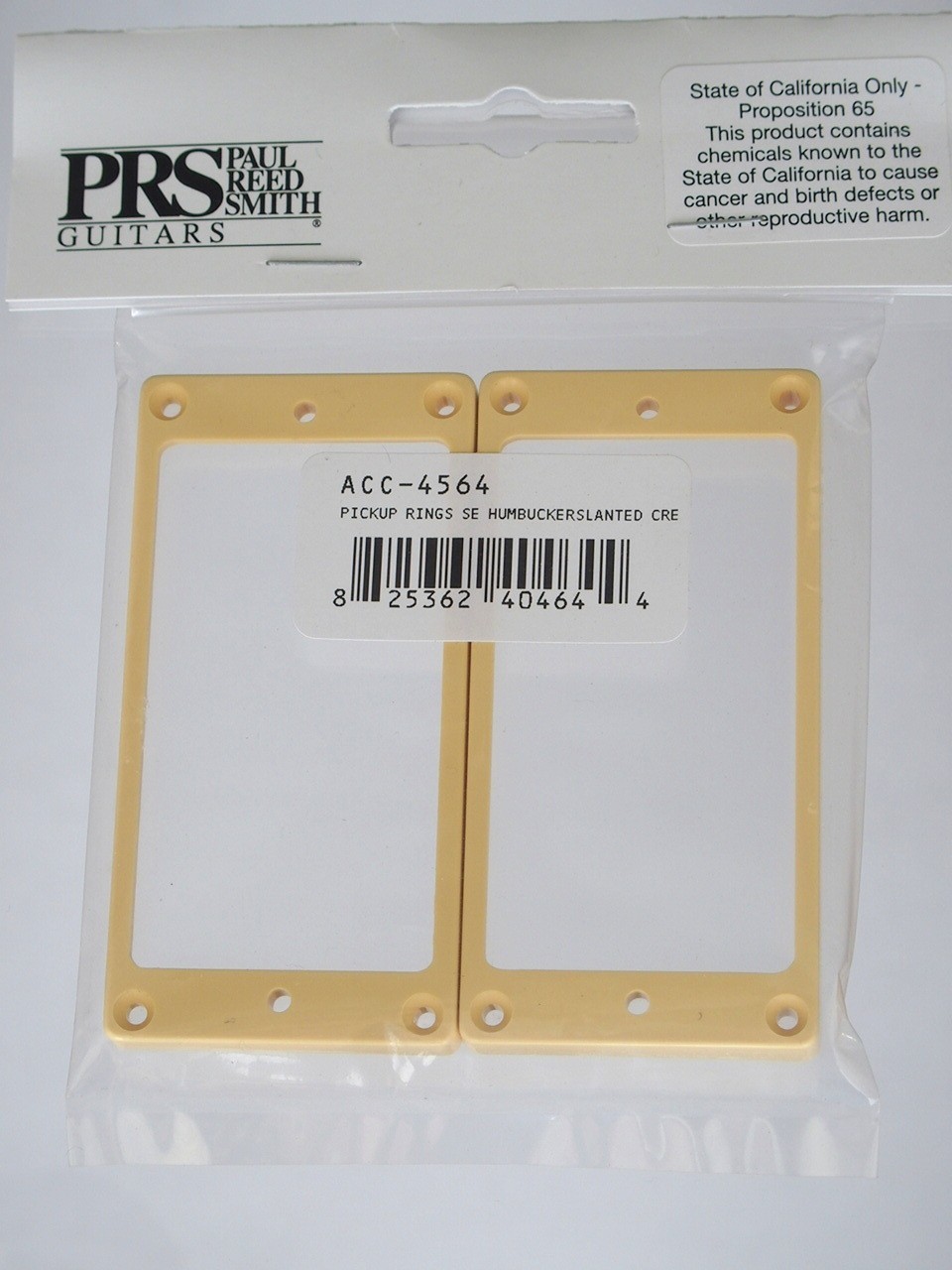 PRS SE Stoptail Creme Pickup Rings Set Guitar Part Paul Reed Smith ...