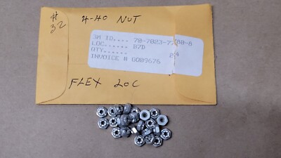 Lot Of 24 3M 70-7023-7780-8 Tape Machine Segmented Nuts #4-40 | eBay
