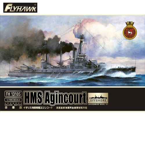 Flyhawk FH1310S 1/700 HMS Agincourt Deluxe Edition Plastic Model Kit | eBay