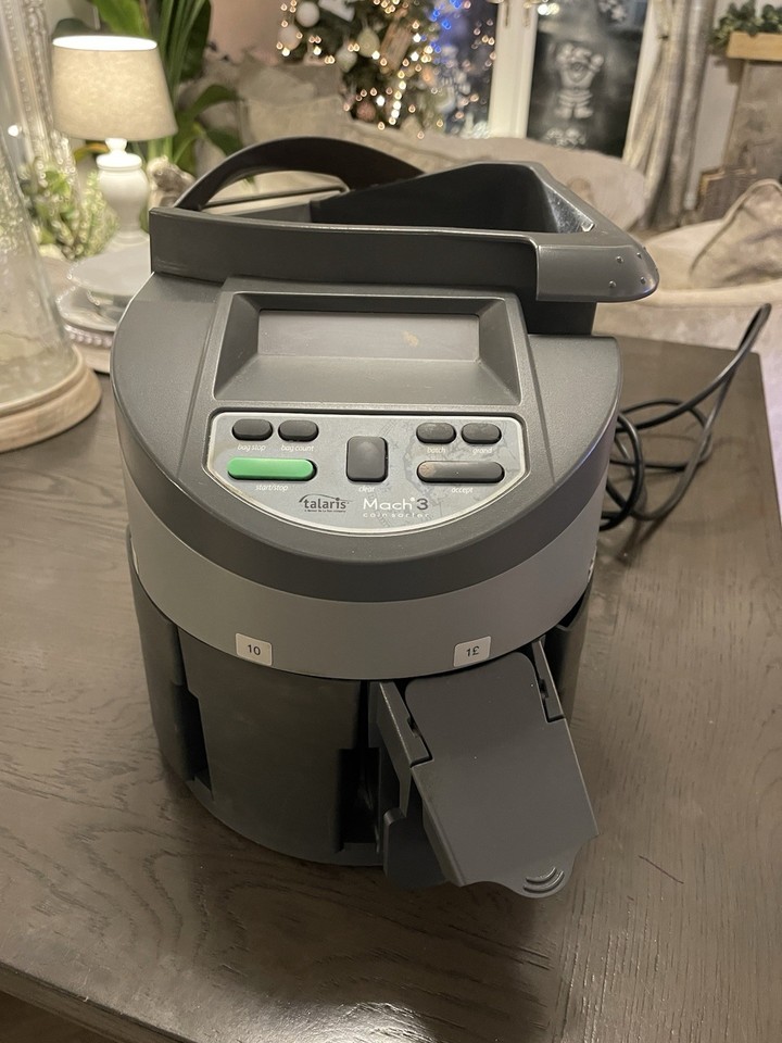 Talaris Mach 3 Coin Counter Digital Display Coin Counting Machine | eBay UK