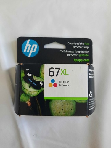 HP 67XL Tri-Color Original Ink Cartridge (3YM58AN) EXP 07/2024 NEW | eBay