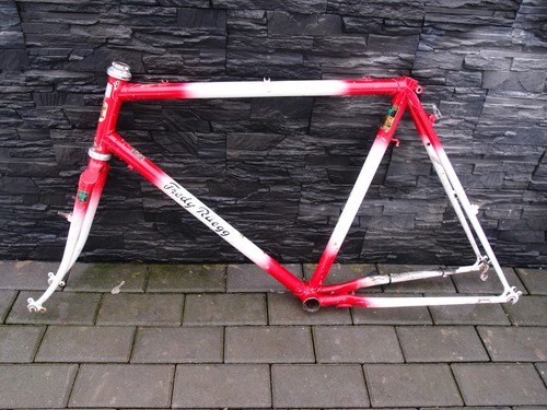 1980s steel MTB bike frame set Fredy Ruegg Shimano 600 CrMo touring MTB ...
