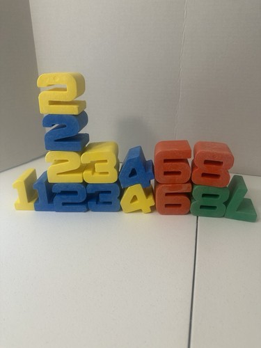 Mattel Tuff Stuff 1970’s Vintage Numbers Blocks | eBay