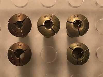 LEVIN BRASS WATCHMAKER LATHE COLLETS 8mm VARIOUS SIZES & PRICES WW ...