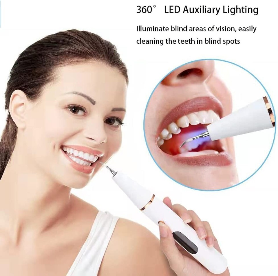 Ultrasonic Tooth Dental Plaque Calculus Stain Remover Teeth Cleaning ...