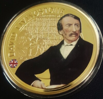Windsor Mint The Greatest Explorers "David Livingstone" Coin & COA 50mm ...