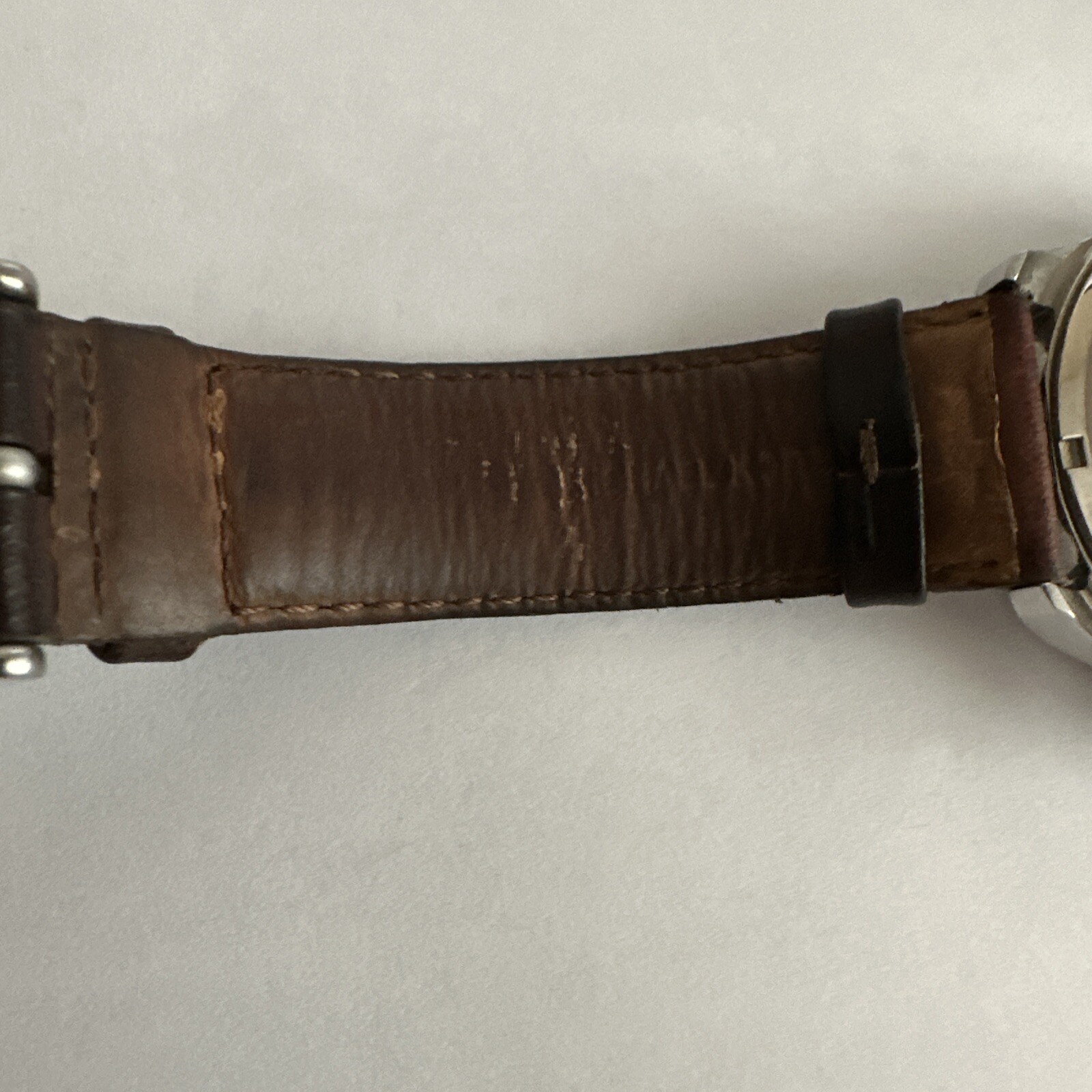 MK8362 MICHAEL KORS Gage Men Brown Leather Analog Dial Quartz Wrist ...