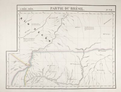 Brazil Brasil Rio Madeira South America Karte map Vandermaelen 1825 | eBay