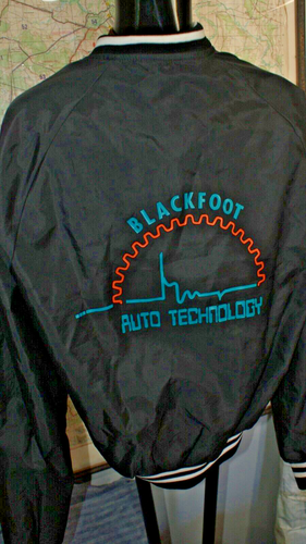 Auburn Vintage Trucker Jacket Windbreaker Size M Medium | eBay