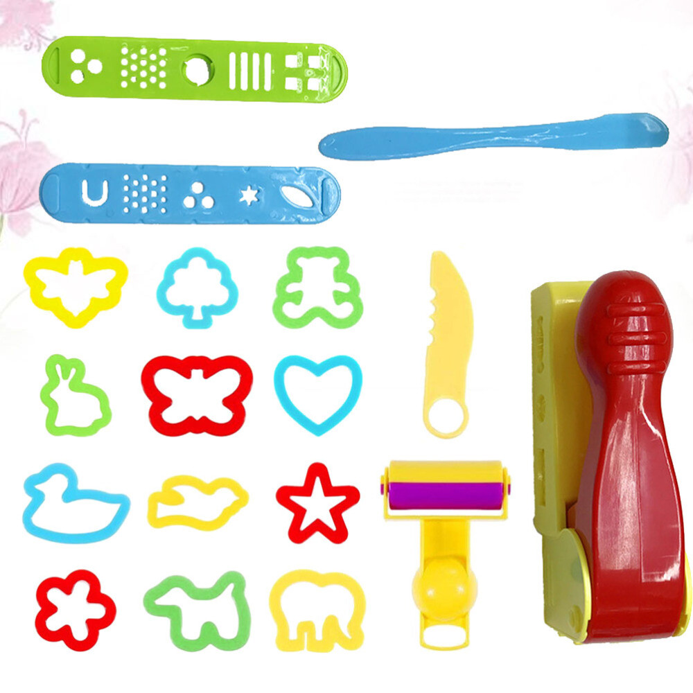 18-teiliges Kinder Ton-Set mit verschiedenen Designs und Werkzeugen | eBay