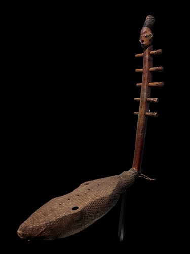 Genuine Small African Mangbetu/Azande Harp From Congo - Early 20th ...