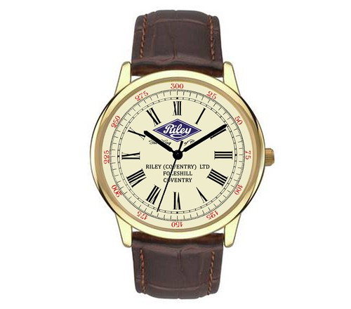 Riley Cars Souvenir Tribute Watch, Retro 1930 - 50's Vintage Round Dial ...