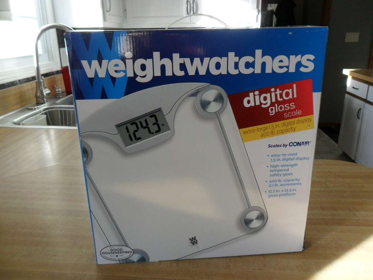 Weight Watchers Digital Glass Scale Vitafit Digital Bathroom Scale