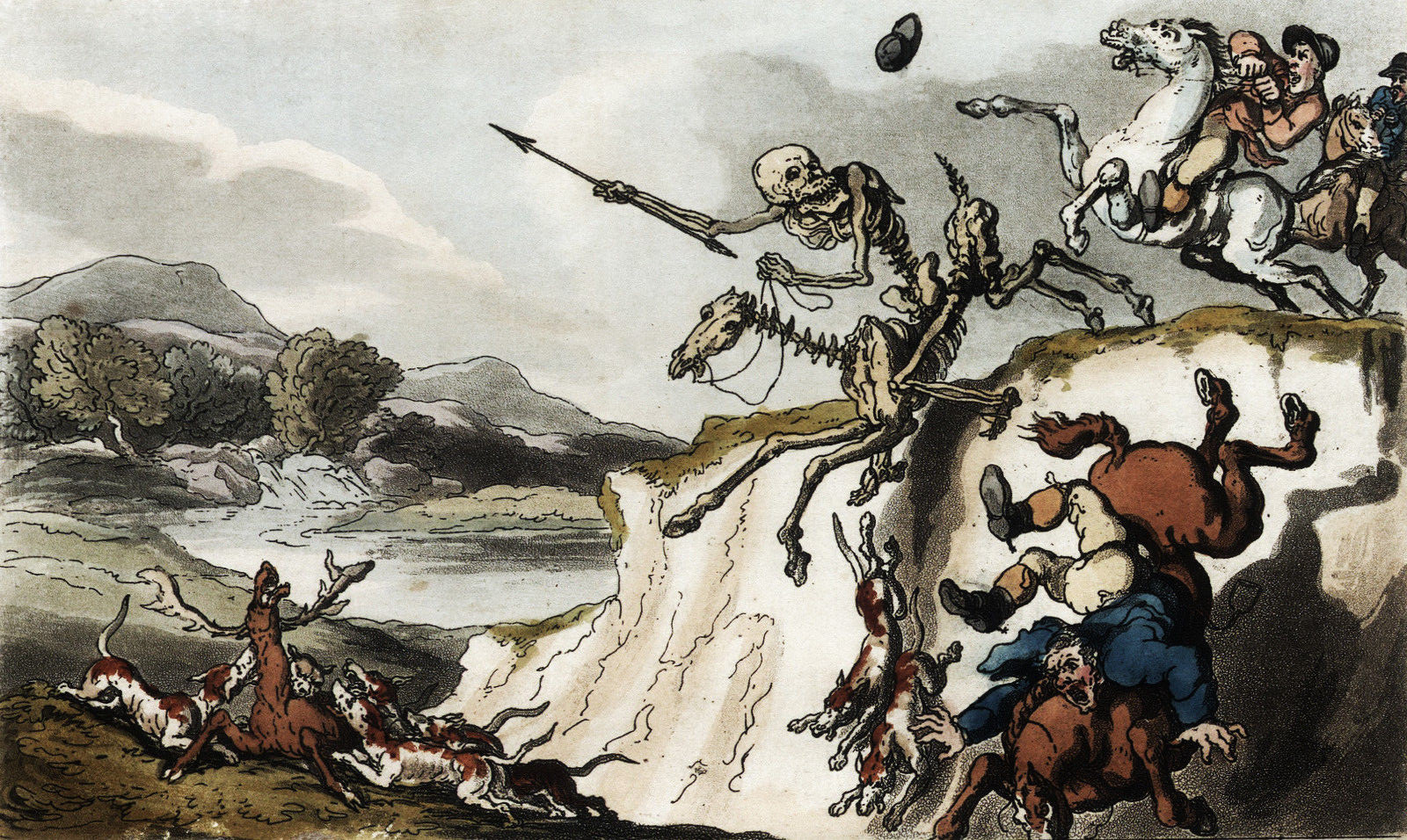 The English Dance of Death Occult Grotesque Book Color Victorian ...