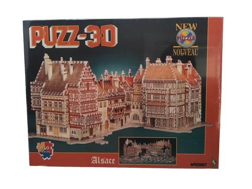 Wrebbit Puzz-3D Alsace 959 Piece Foam & Paper Puzzle 25x17x11 Brand New ...
