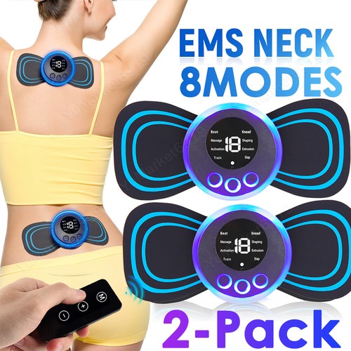 Pulse Tens Unit USB Massager Back Full Body Muscle Stimulator Pain ...