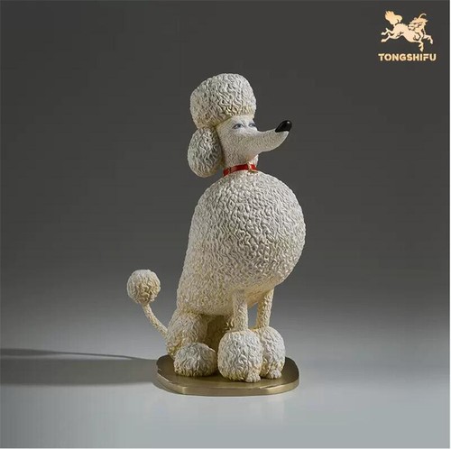 The Secret Life of Pets Liao Poodle Painted Model Cute Dog Statue New ...