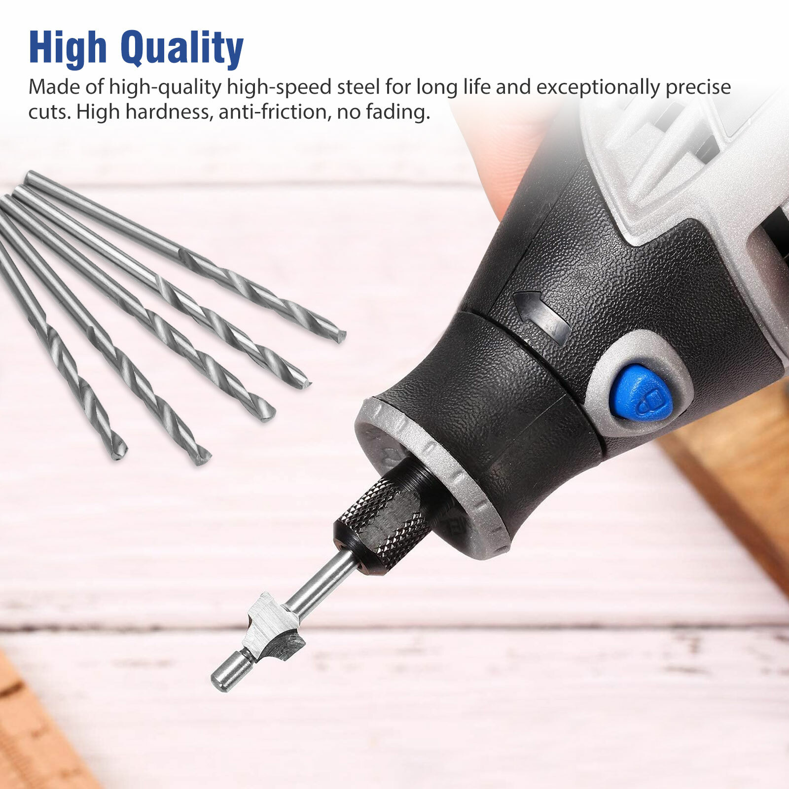 15X Rotary Multi Tool Cutting Guide Router Drill Bits Attachment Set ...