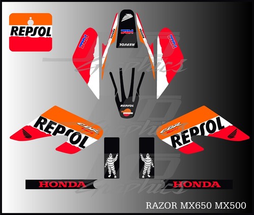 Razor MX500 MX650 graphics kit decals THICK AND HIGH GLOSS | eBay