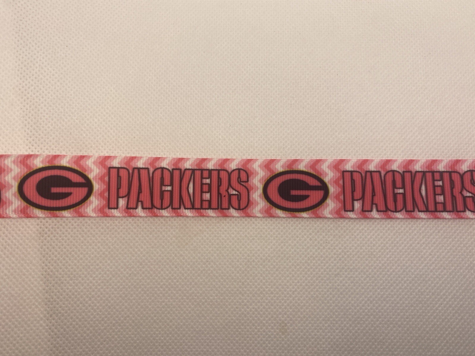 7/8" Pink Green Bay Packers Grosgrain Ribbon by the Yard | eBay