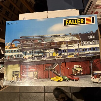 FACTORY SEALED RARE VINTAGE FALLER 120 119 HO S-BAHN RAILWAY STATION | eBay