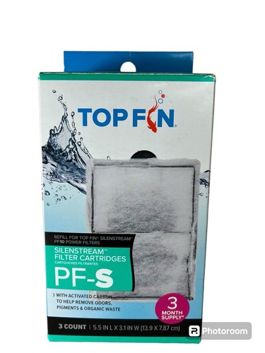 Top Fin Silenstream Filter Cartridges PF-S Open Box Contains 2 Filters ...