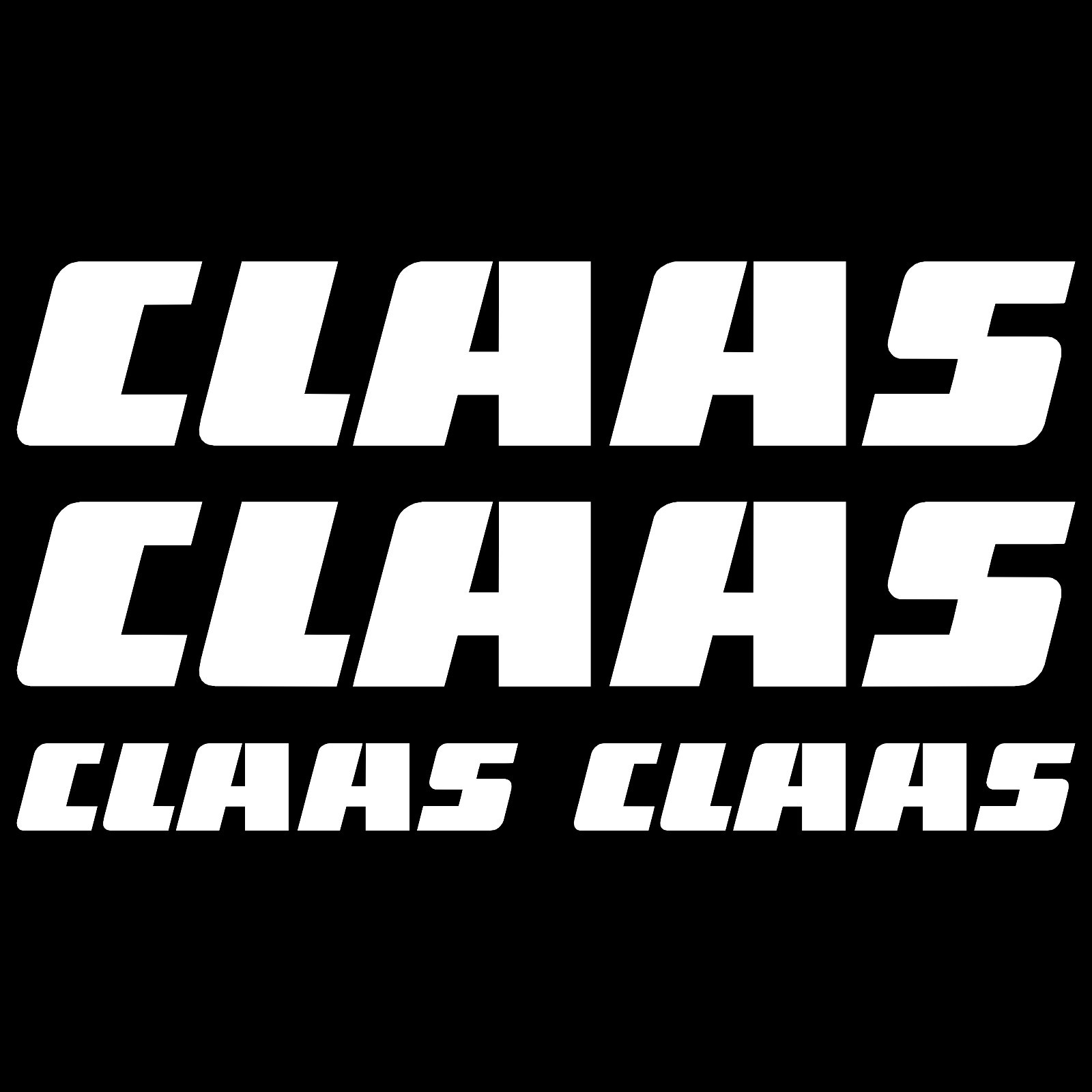 CLAAS XL aufkleber sticker mähdrescher combine schlepper tractor 4 ...